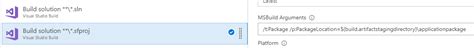 Azure Devops When Building Service Fabric Project On Vsts There Are