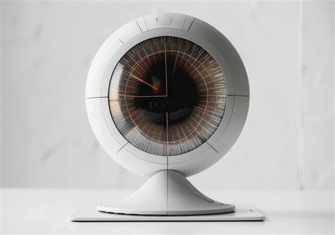 Visual Field Analyzer On White Background Premium Ai Generated Image