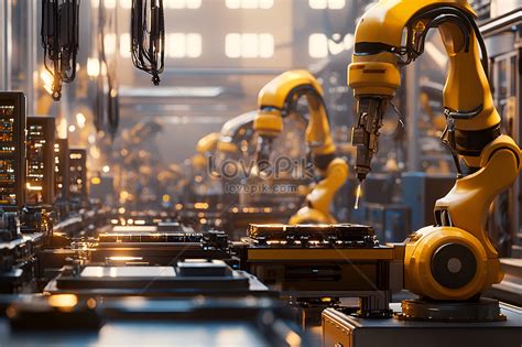 리튬 배터리 생산 라인의 로봇