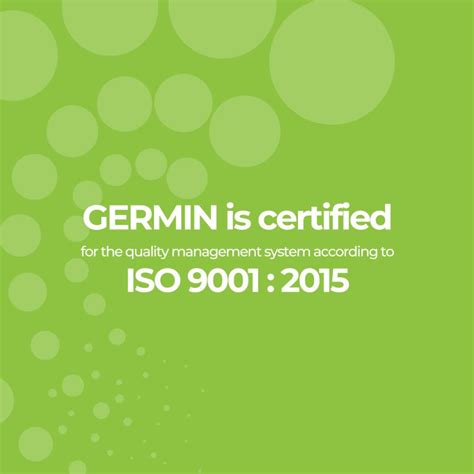 Germin On Linkedin 🌟 Germin Is Now Iso Certified For Quality Management 🌟 Germin Has