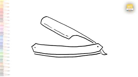 Straight Razor Drawing
