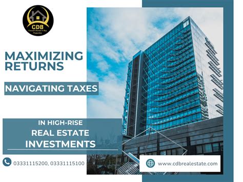 maximizing returns navigating taxes in high rise real estate