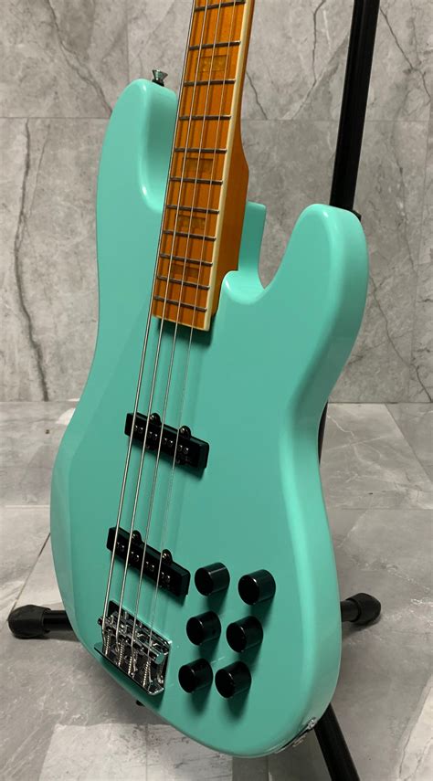 Markbass Gv 4 Gloxy 4 String Electric Bass Surf Green Mb Gv 4 Gloxy G — La Music