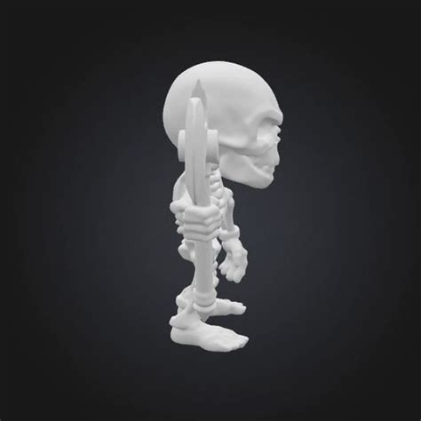 3d File Chibi Skeleton Collection 💀 ・3d Print Design To Download・cults