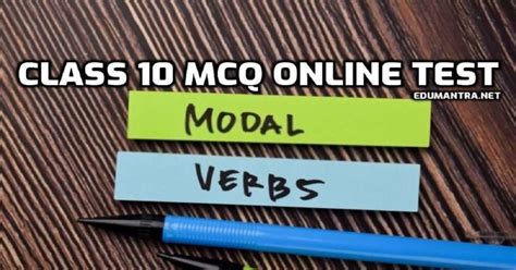 Modals Class MCQ Online Test Modals Exercise Multiple Choice