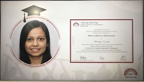 Shivangi Newatia On Linkedin Iimbangalore Convocation Mba Learn