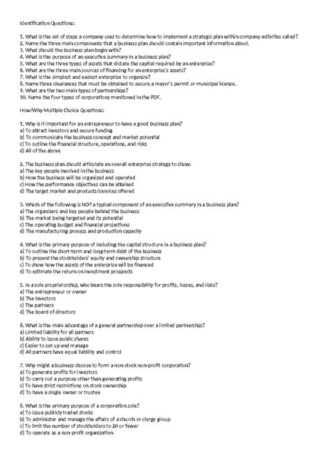 10 Identification Questions And 10 Abcd Questions Identification Questions What Is The Set Of