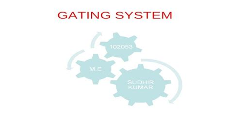 Ppt Elements Of Gating System Dokumen Tips