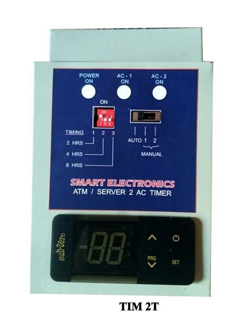 Atm Server 2 Ac Timer With Digital Temperature Controller Model Number Name Tim 2t At ₹ 4000