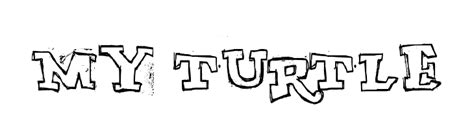 MY TURTLE Font FFonts Net