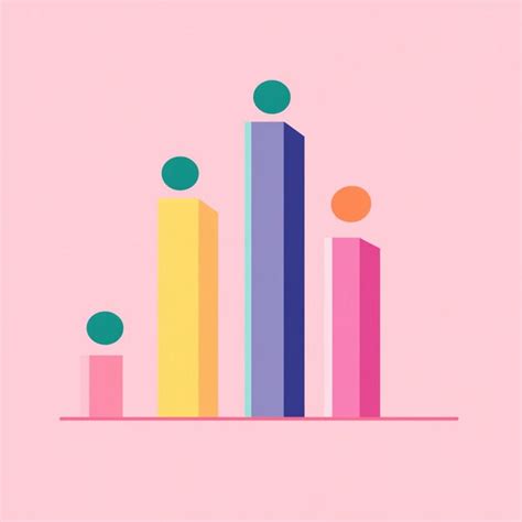 Bar Chart Icon Showing Progress Premium Ai Generated Image