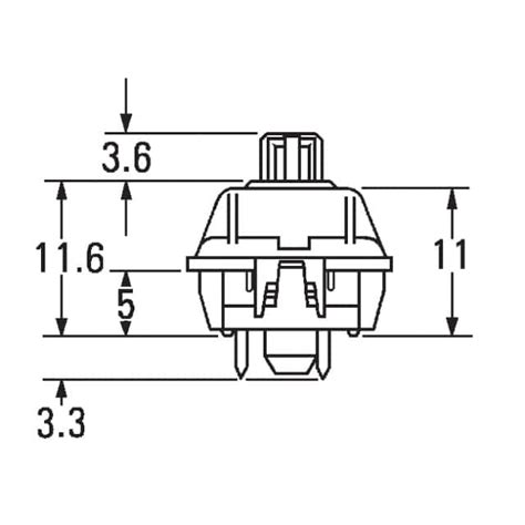 MX1A-11NW Cherry Americas LLC | Schalter | DigiKey