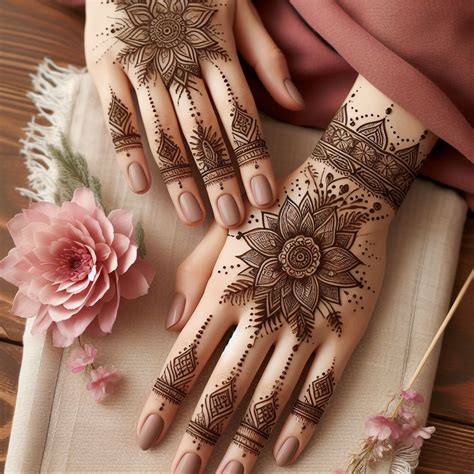 Mandala Mehndi Designs For Front Hand 004 1024x102 By Mehndidesign