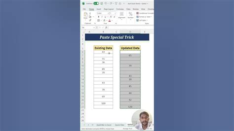 Paste Special Trick In Excel Skip Blank Cells Without Losing Data🔥excel Excelshorts