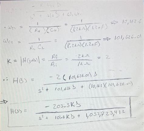 Solved Without Using Matlab Or Octave Draw The Bode Diagram Of The