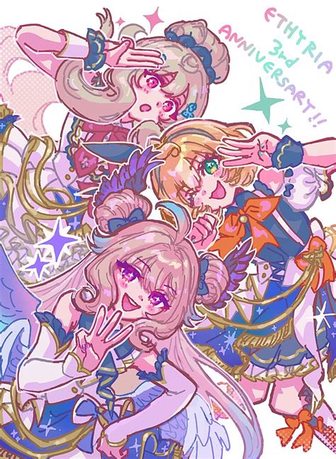 Enna Alouette Millie Parfait And Reimu Endou Nijisanji And More Drawn By Popeye