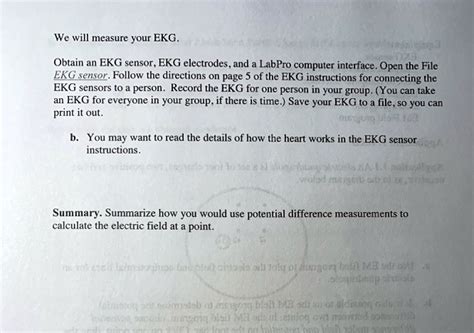 Solved We Will Measure Your Ekg Obtain An Ekg Sensor Ekg Electrodes
