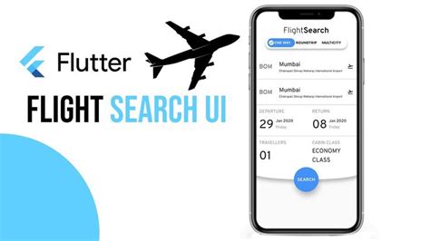 Flutter Flight Booking Ui Flutter Ui Tutorial Speed Code Flutter
