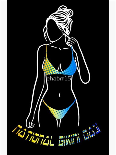 National Bikini Day Premium Matte Vertical Poster