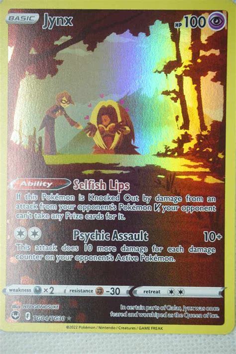 Jynx Tg Tg Holo Rare Silver Tempest Enkeltkort Fra Pok Mon