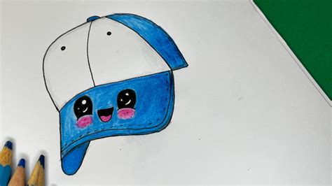 آموزش نقاشی کلاه لبه دار فانتزی کودکانه با مداد رنگی