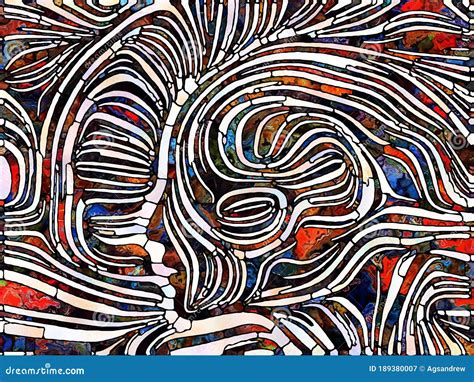 Magnificent Stained Glass Stock Illustration Illustration Of Fractured 189380007