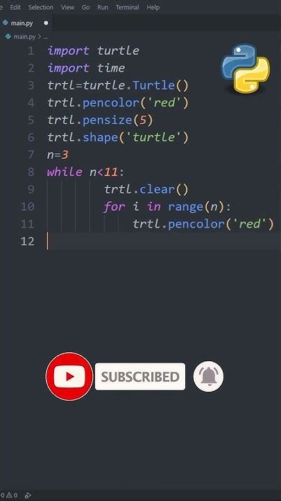 How To Draw Shapes Using Python Turtle Shorts Youtube