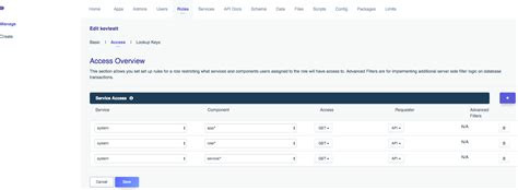 Setting Up User Roles Dreamfactory