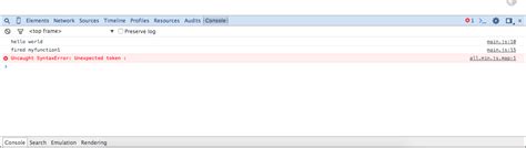 Javascript Gulp Sourcemaps Uncaught Syntaxerror Unexpected Token
