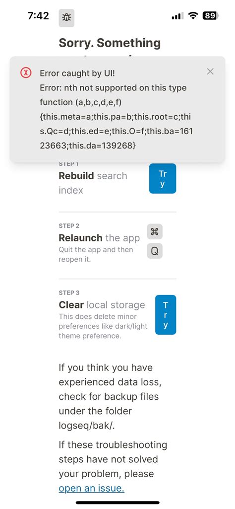 mobile ui config crash · issue 8537 · logseq logseq · github