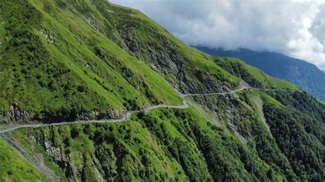 თუშეთი აბანოს უღელტეხილიtusheti Georgia Road To Omalo Abano Pass Тушетия Грузия Перевал