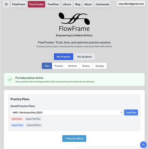 Flowtracker Plan Michael Clayville