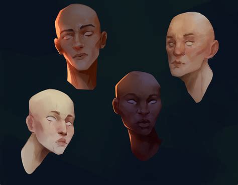 Skin Rendering Practice By Atma Ana On Deviantart