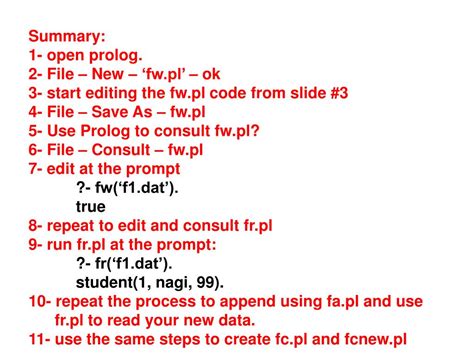 Ppt Introduction To Prolog File Manipulations Powerpoint Presentation