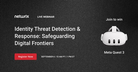 Join Live Webinar Identity Threat Detection And Response Netwrix