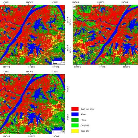 classification results of sentinel 2 image with svm and ml