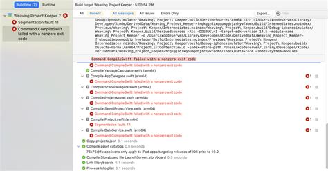 Command Compileswift Failed With A Nonzero Exit Code General