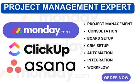 Do Project Management Monday Com Automation Integration Monday Crm Clickup By Opsblac Fiverr
