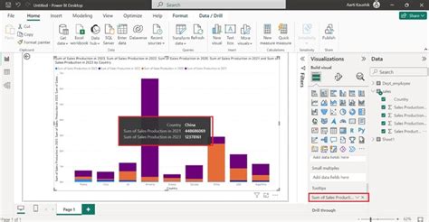 Power BI Stacked Column Chart