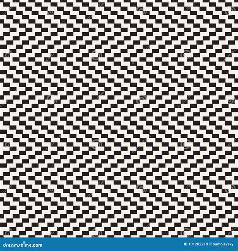 Repeatable Geometric Grid Texture Vector Seamless Mesh Pattern Monochrome Zigzag Lines