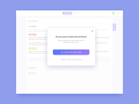 Popup UI Design