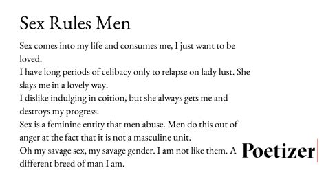 Sex Rules Men