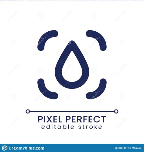 Blur Transition Pixel Perfect Linear Ui Icon Stock Illustration