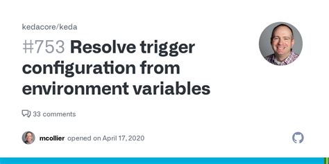 resolve trigger configuration from environment variables · issue 753