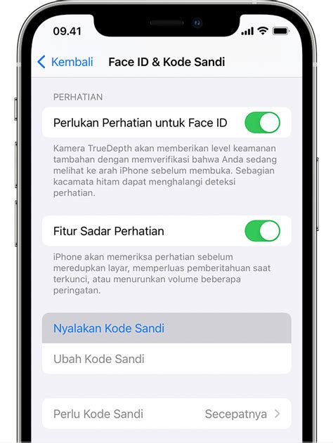 Menggunakan kode sandi di iPhone, iPad, atau iPod touch - Apple Support ...