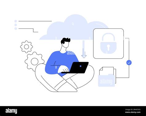 Secure Boot Abstract Concept Vector Illustration Stock Vector Image And Art Alamy