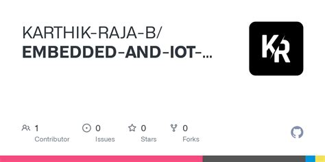 GitHub KARTHIK RAJA B EMBEDDED AND IOT DESIGN