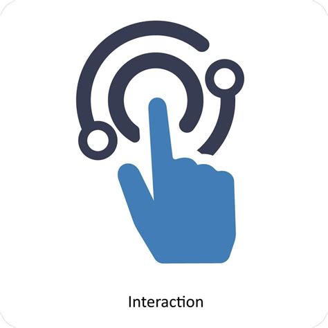 Interaction And User Accessibility Icon Concept 25903902 Vector Art At