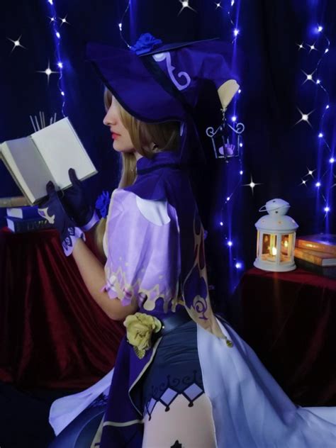 Lisa Dress Genshin Impact Cosplay Costume Outfit For Sale