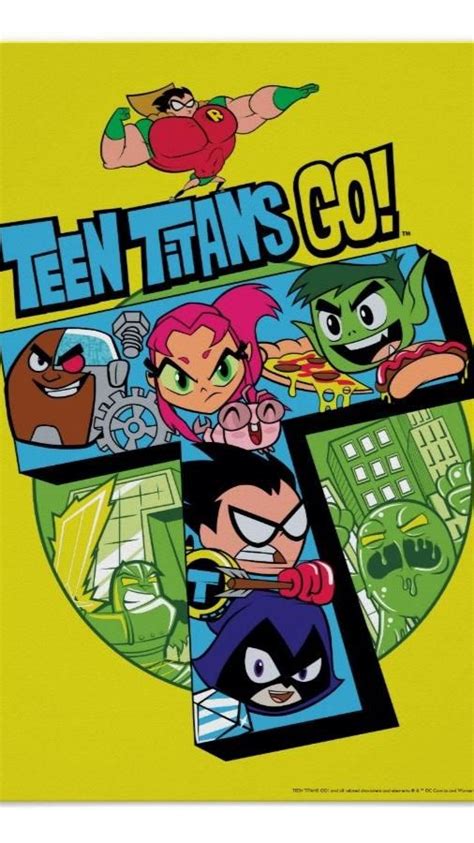 Teen Titans Go Retro 90 S Group Collage Poster T Idea Artofit
